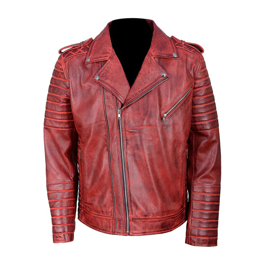 Men's Red Winter Jackets – Lusso Leather
